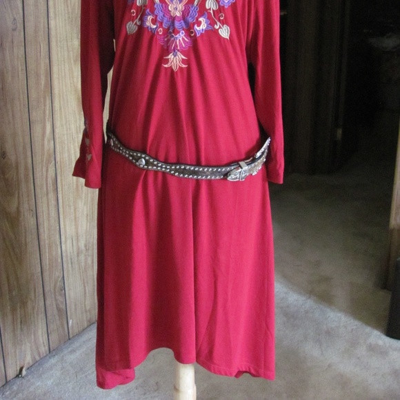Roper | Dresses | Roper Ladies Embroidered Dress Brand New 34 Sleev ...